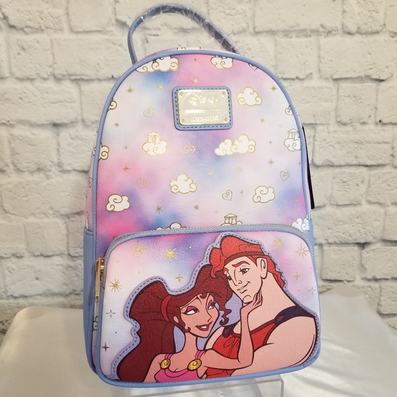 Loungefly | Bags | Loungefly Hercules And Meg Clouds Tie Dye Disney ...